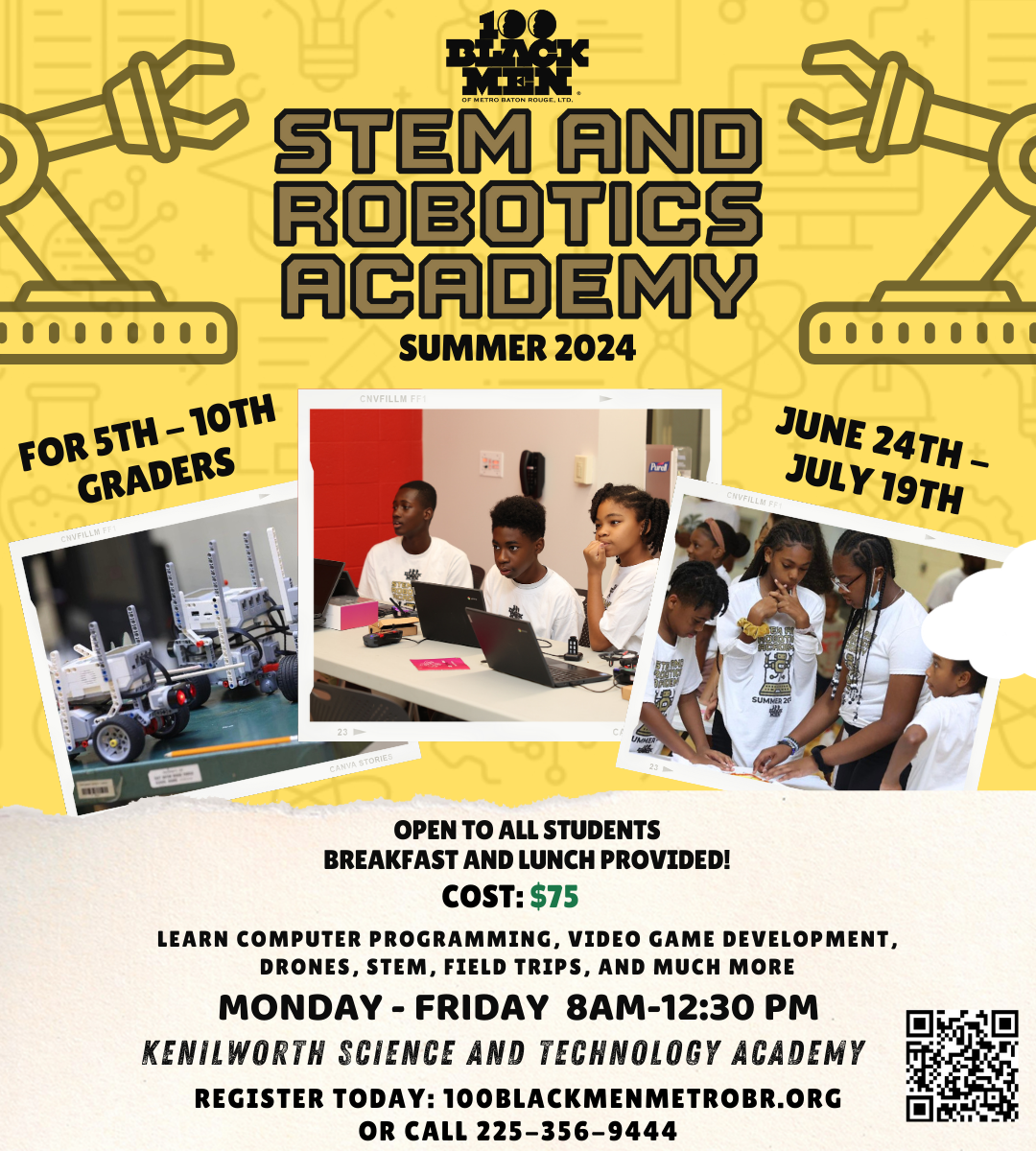 STEM AND ROBOTICS ACADEMY - 100 Black Men of Metro Baton Rouge